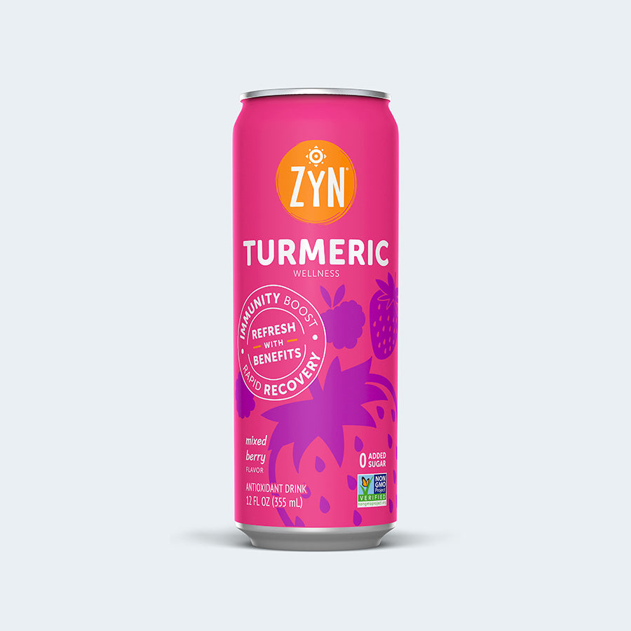 Shop CURCUMIN (from Turmeric) Infused Drinks - Drink ZYN
