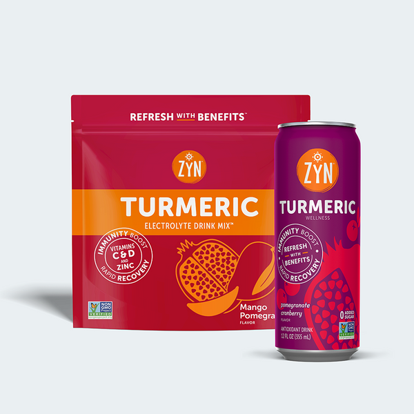 Shop CURCUMIN (from Turmeric) Infused Drinks - Drink ZYN