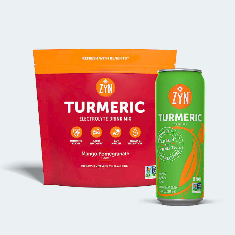 Shop CURCUMIN (from Turmeric) Infused Drinks - Drink ZYN