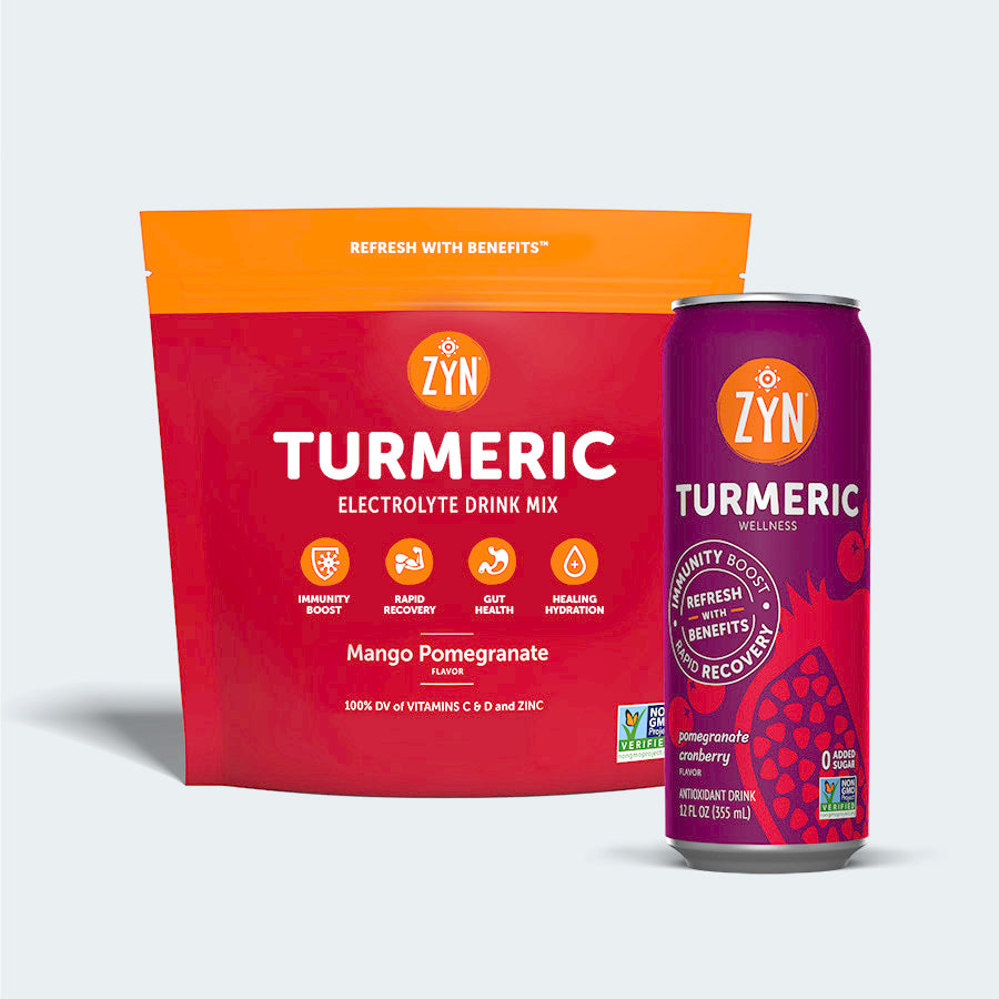 Shop CURCUMIN (from Turmeric) Infused Drinks - Drink ZYN