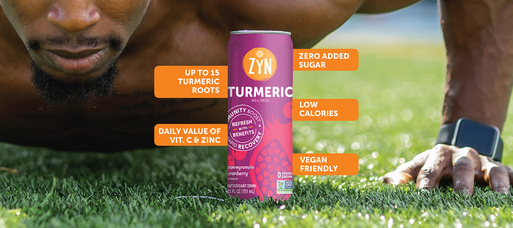 Shop CURCUMIN (from Turmeric) Infused Drinks - Drink ZYN